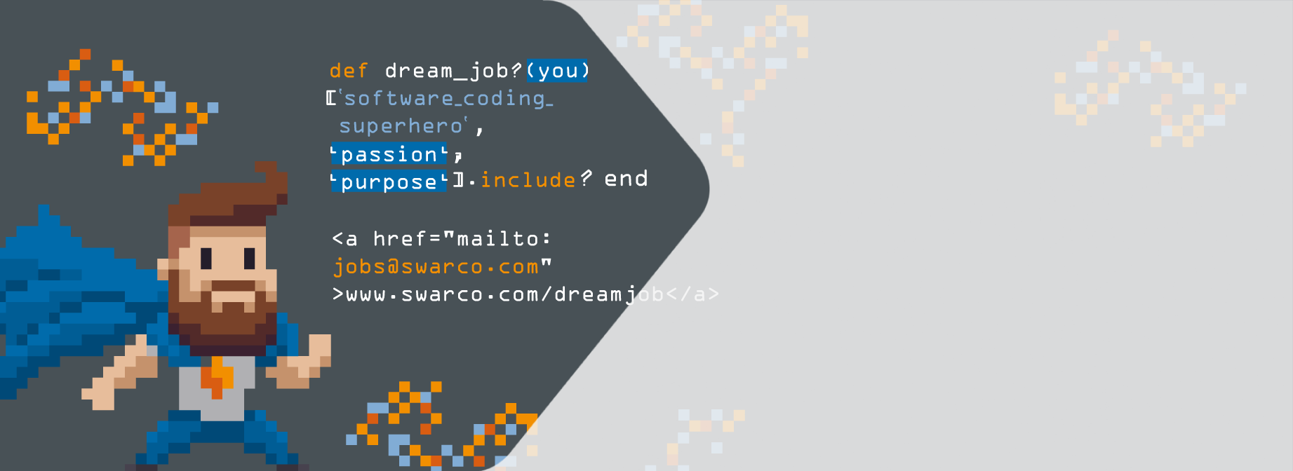 Software Coding Superhero | SWARCO