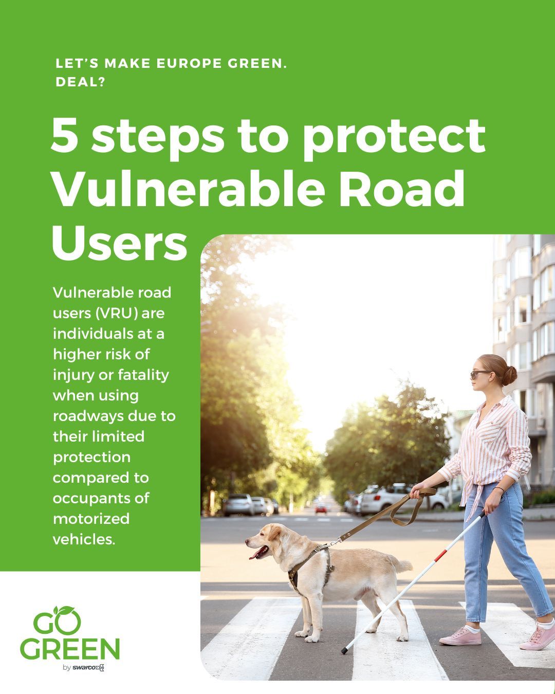 5 steps to protect vulnerable road users | SWARCO