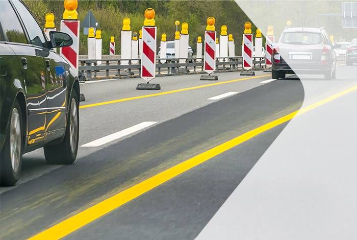 Construction Zone Markings | SWARCO